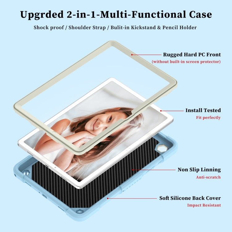 Para Samsung Galaxy Tab A9 + Estuche para tableta resistente y resiste ...