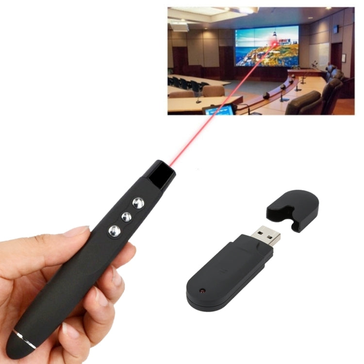 PP-1000 Presentación multimedia Control remoto PowerPoint Clicker 2.4G ...