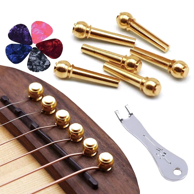 12 PCS / Set Folk Wood Bass Guitar Tuning Clip Tuner Instrument Set ...