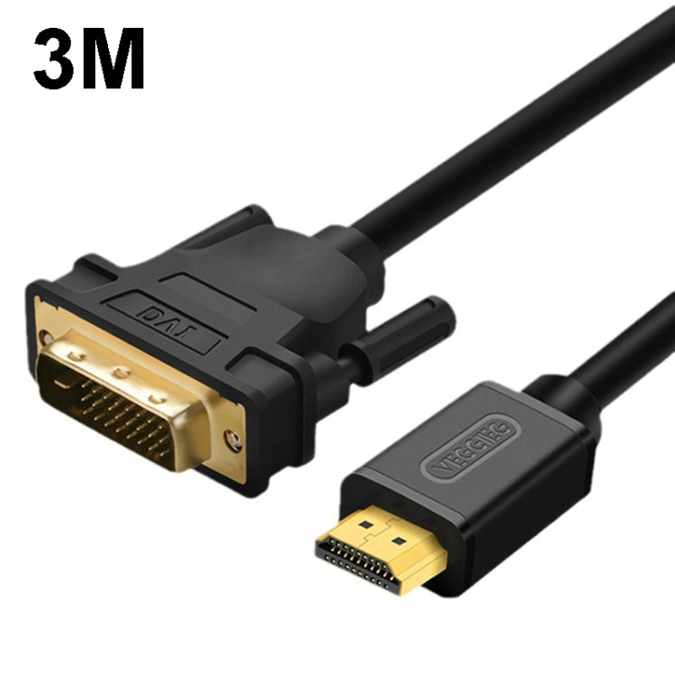 VEGGIEG HDMI a DVI Computadora TV HD Monitor Cable convertidor interca ...