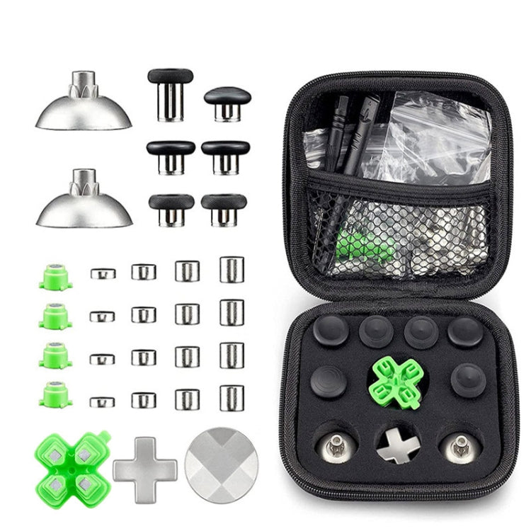 Juego de 32 botones de metal para mando de PS5, base magnética con cab ...