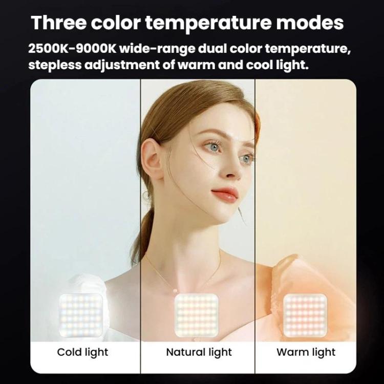 Luz de relleno LED portátil D10, luz de bolsillo para fotografía y tra ...